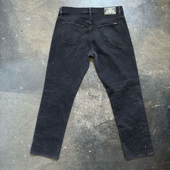 Lrg | Jeans | Lrg Paint Splattered Black Jeans True Straight Fitmens ...